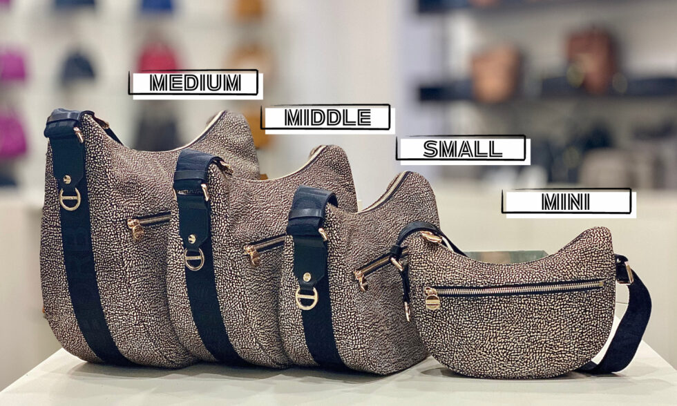 Borbonese Luna Bag Middle con Tasca in Nylon OP 934108I15: